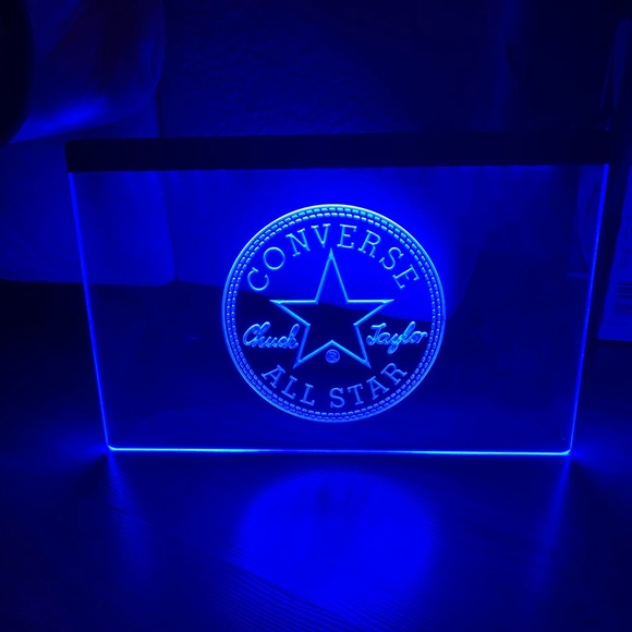 Other | Converse All Star Led Neon Light Sign 8x12 | Poshmark
